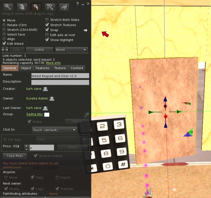Lesson 5.4 - Adding a door - EurekaWorld Tutorials